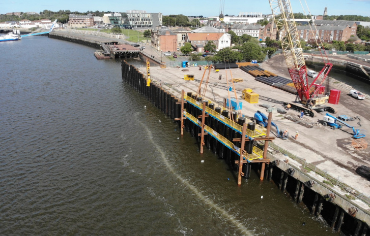 Bubble Curtain Speeds up Tyneside Piling Works by Dampening Noise ...