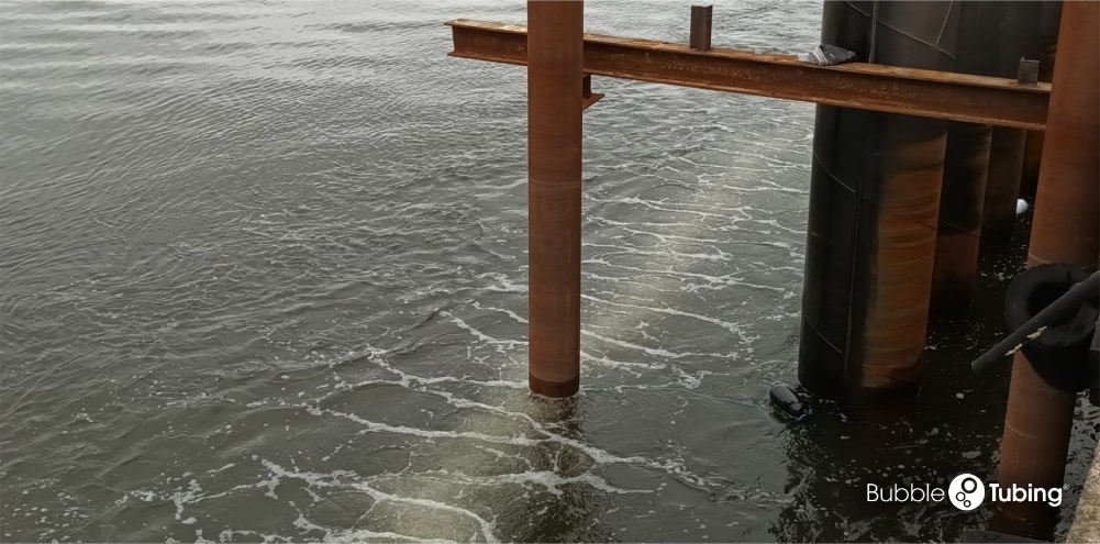 Bubble Curtain for Sound Attenuation in River Tyne, UK - Bubble Tubing